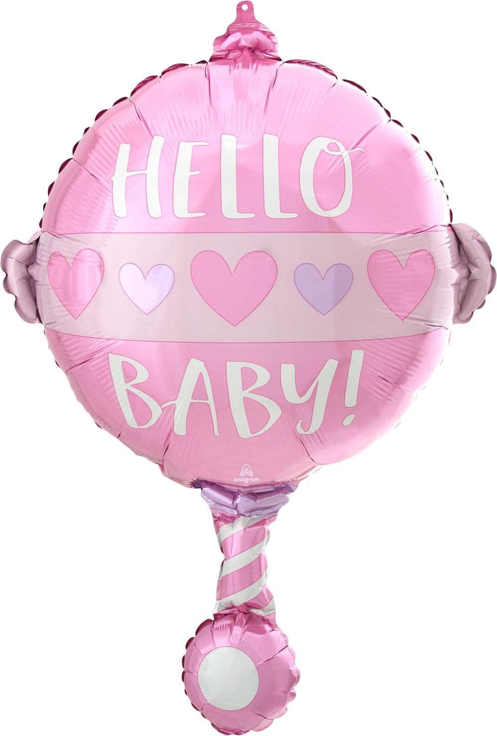 24" HELLO BABY - PINK 4156001 | Majestic Party Rentals Balloon Store