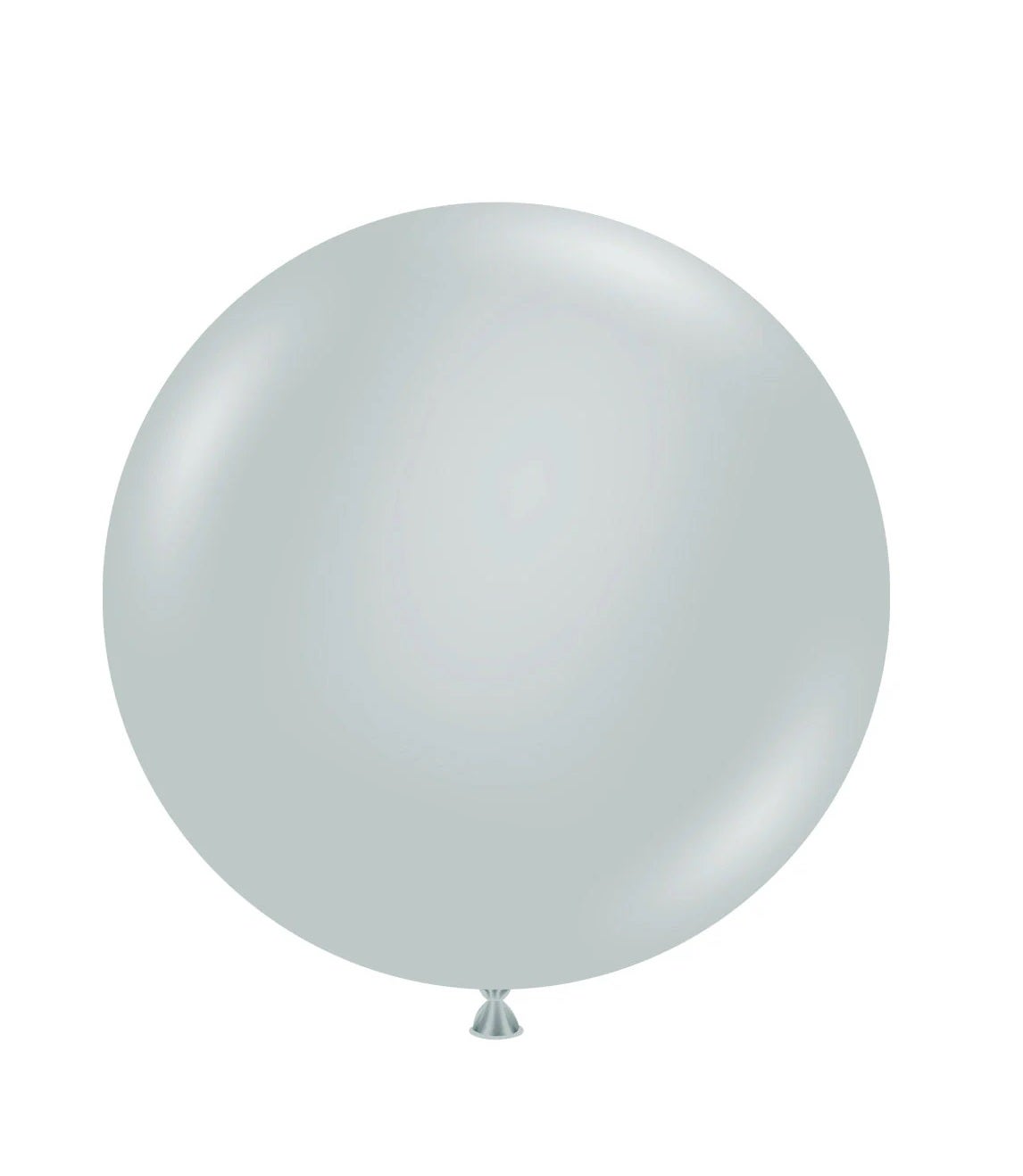 17'' TUFTEX FOG GRAY | Majestic Party Rentals Balloon Store