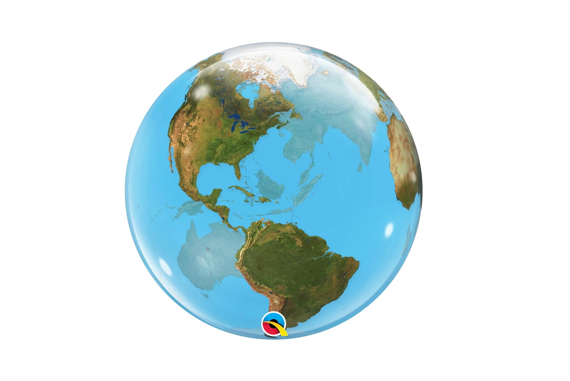 22'' BUBBLE - PLANET EARTH 16871 | Majestic Party Rentals Balloon Store