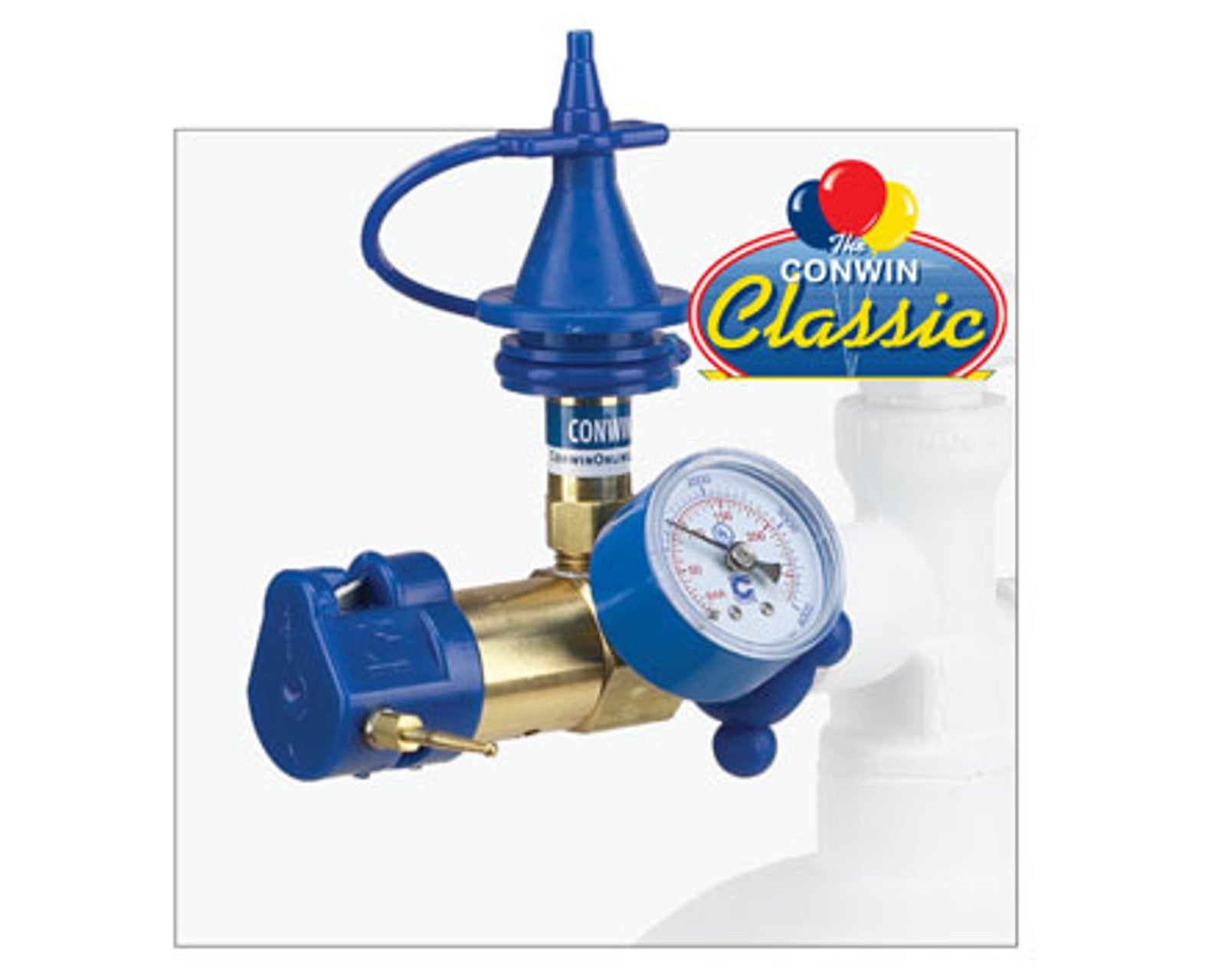 CLASSIC INFLATOR WITH GAUGE - SOFT TOUCH PUSH VALVE | Majestic Party ...